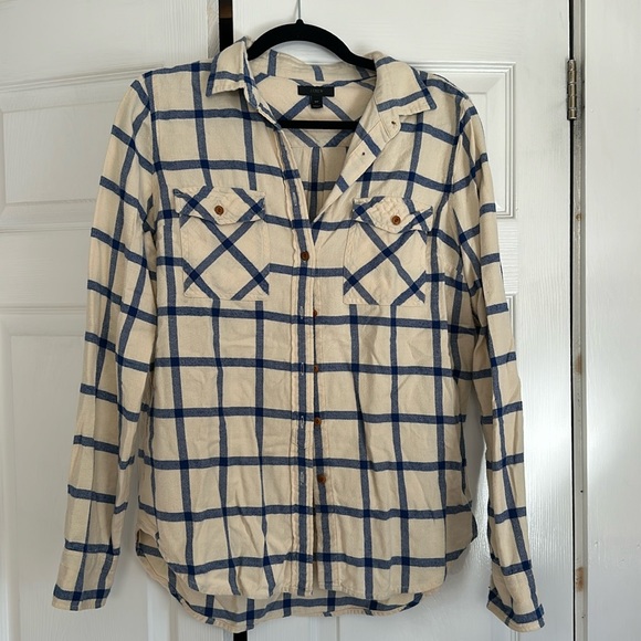 J. Crew | Tops | Jcrew T Plaid Flannel | Poshmark